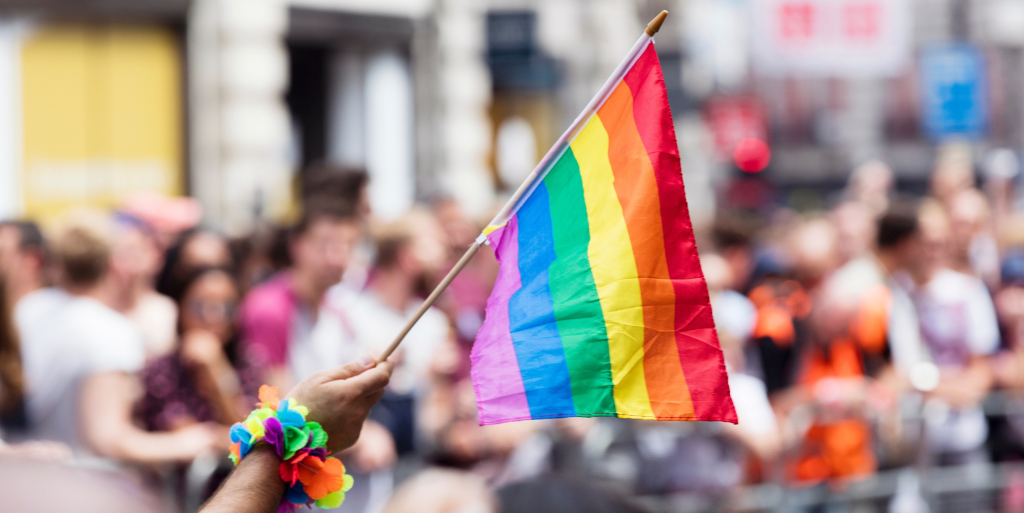 Georgia Pride march disrupted by group displaying swastika flag and ...
