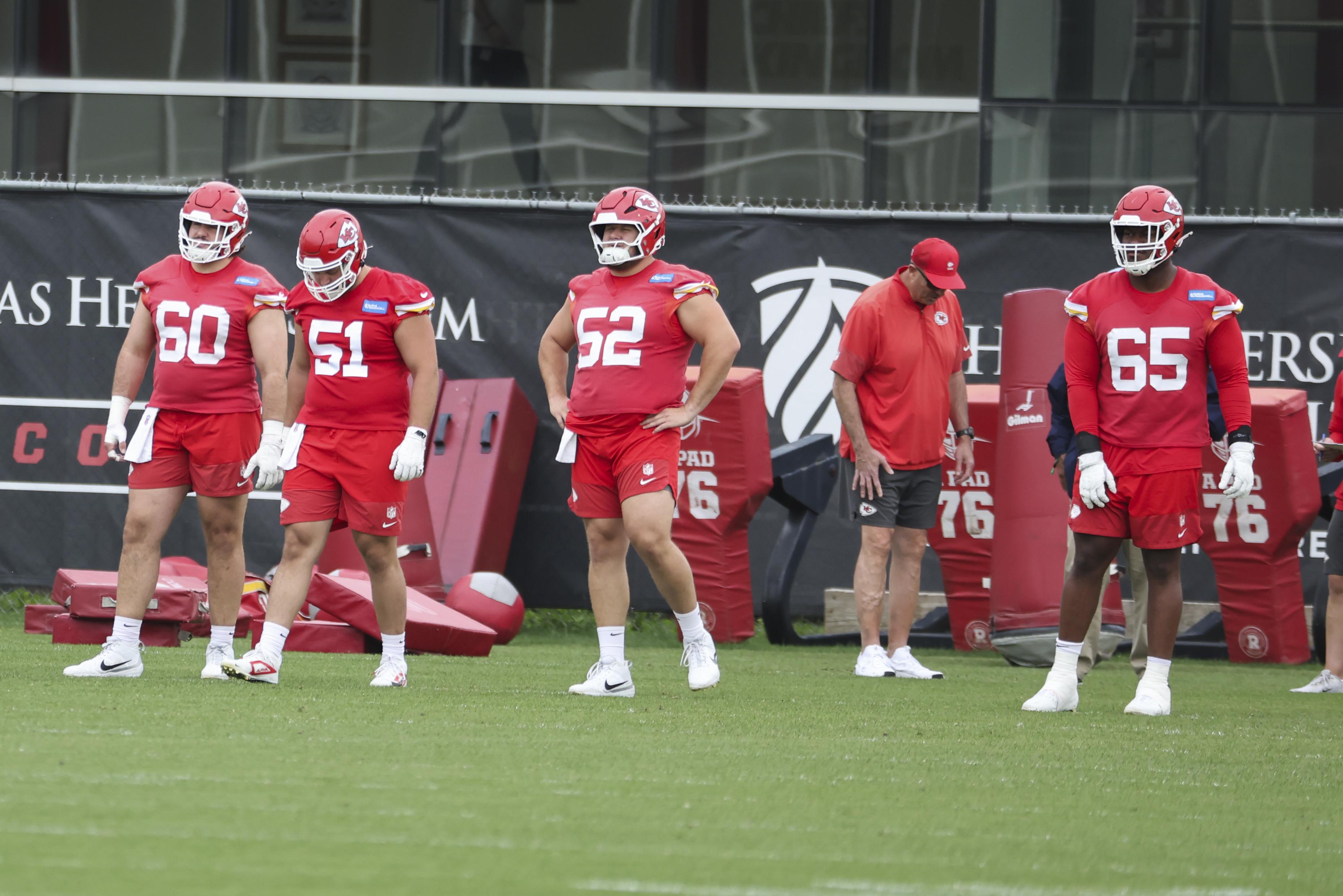 Expectations for the Chiefs offensive line will be high in 2026