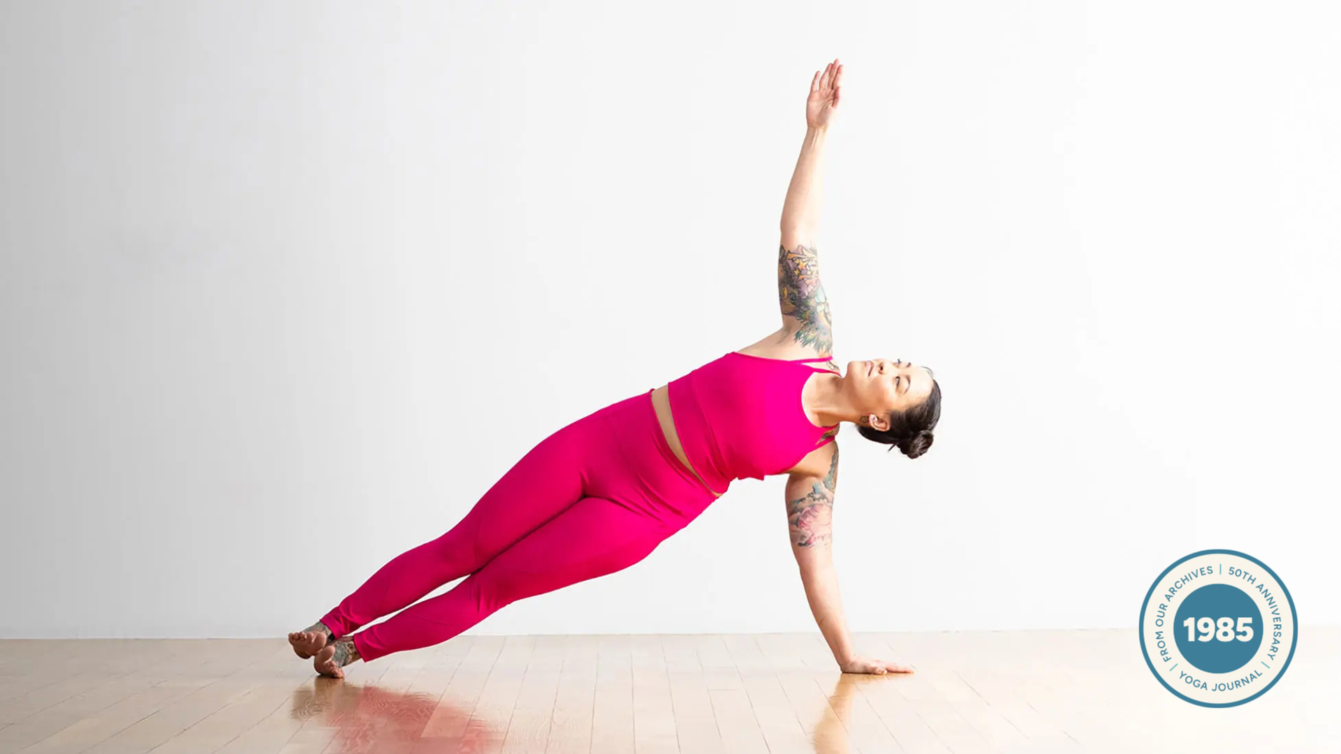 This yoga pose is a master class in strengthening your arms and core