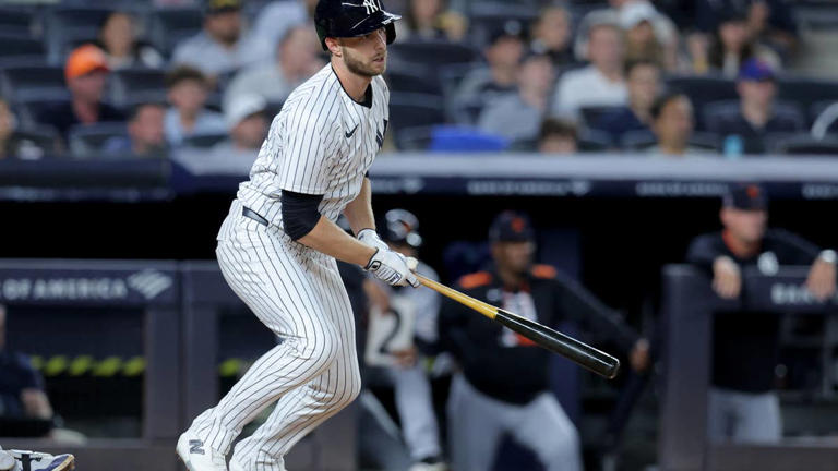 Austin Slater called up by Tampa Bay Rays after struggling with Yankees ...