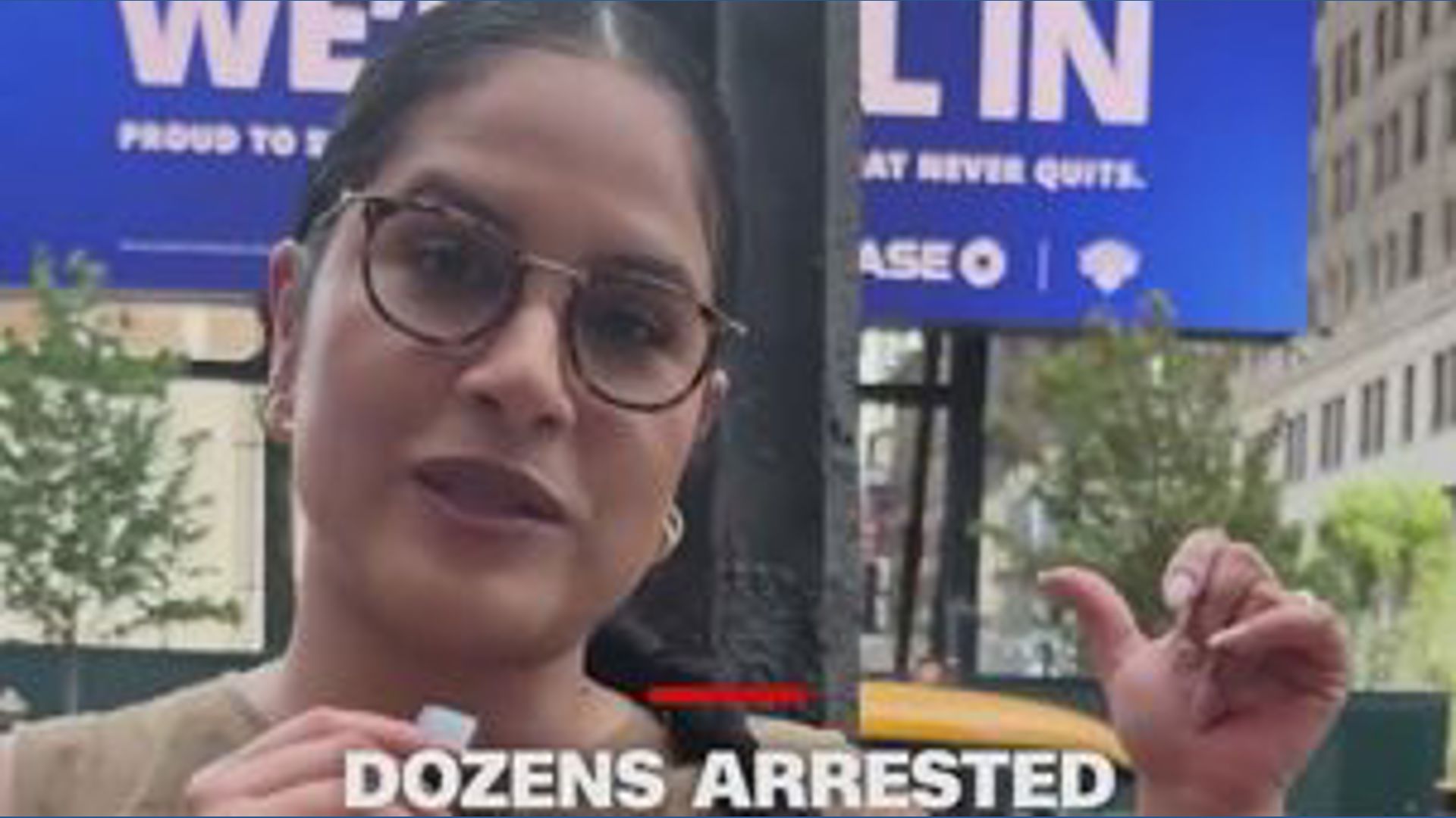 Dozens arrested outside Madison Square Garden after Knicks win game 2