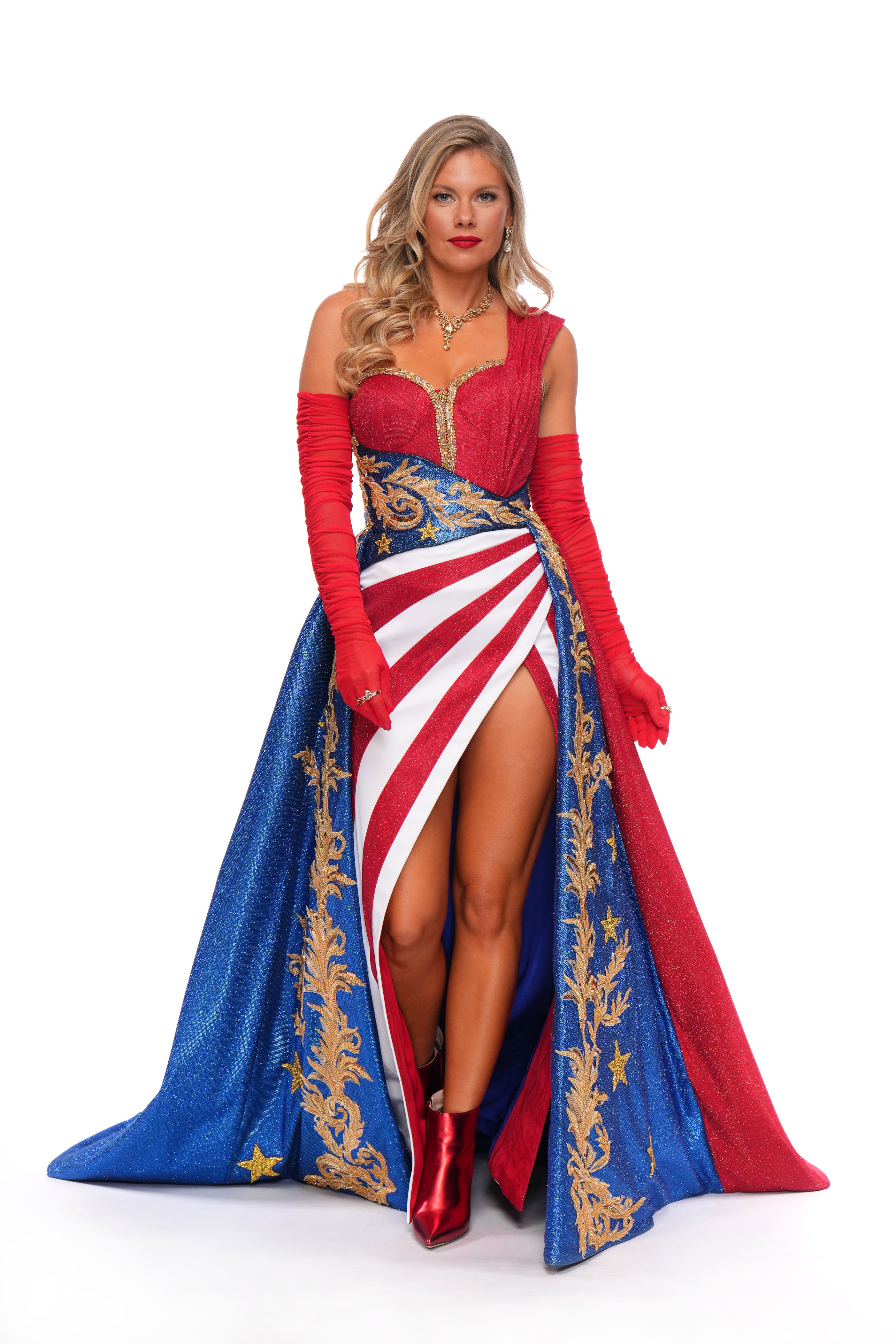 Behold, the over-the-top patriotic Octagon Girl outfits for UFC Freedom 250