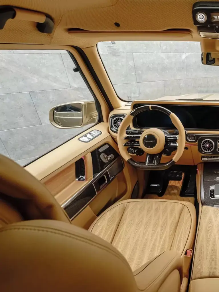 Mansory transforms the Mercedes-AMG G63 into a 720 HP gold statement