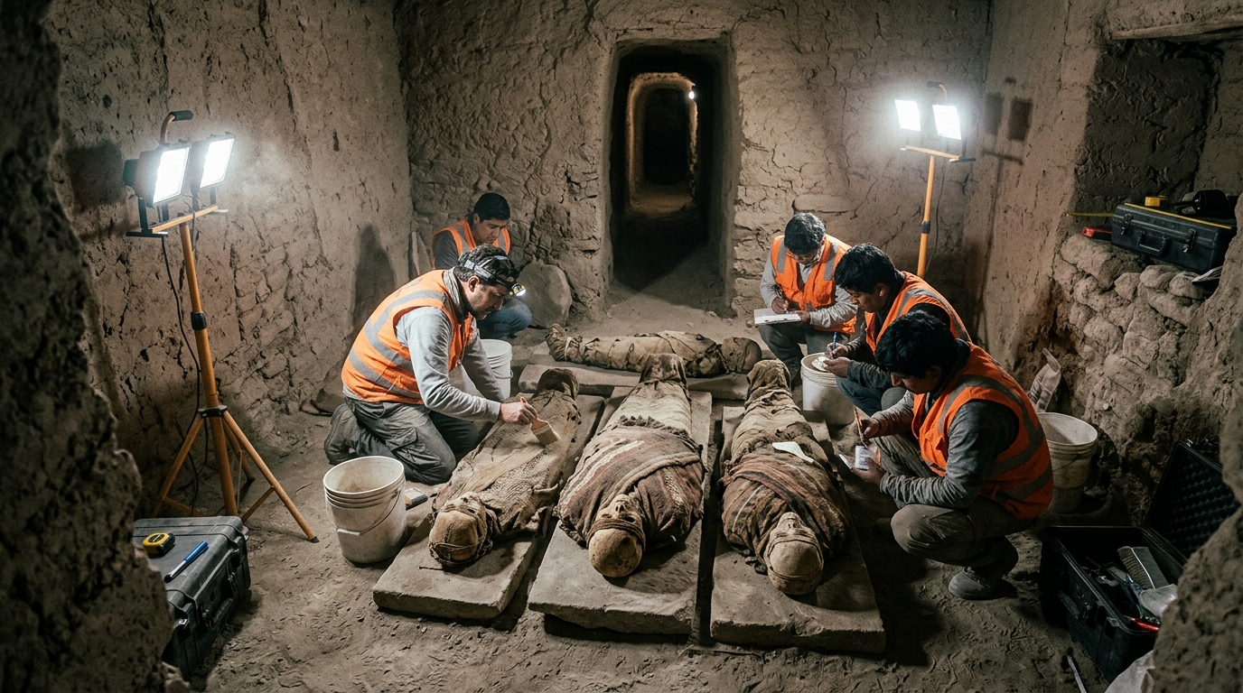 The controversial Nazca mummies: Non-human discoveries in Peru?