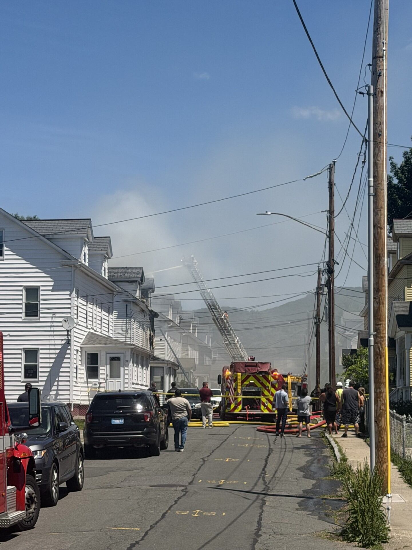 Three-alarm fire breaks out in Easthampton
