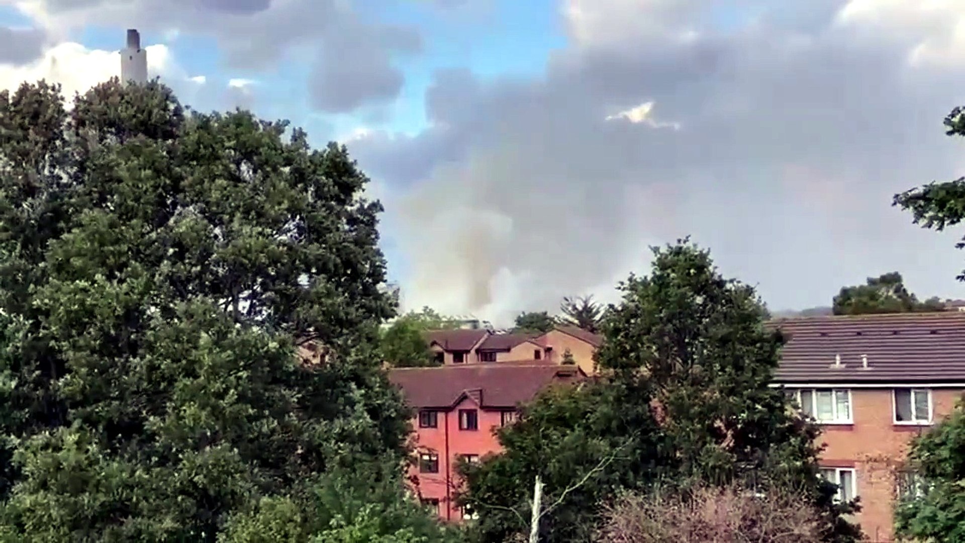 100 firefighters battle huge recycling centre blaze with major ...