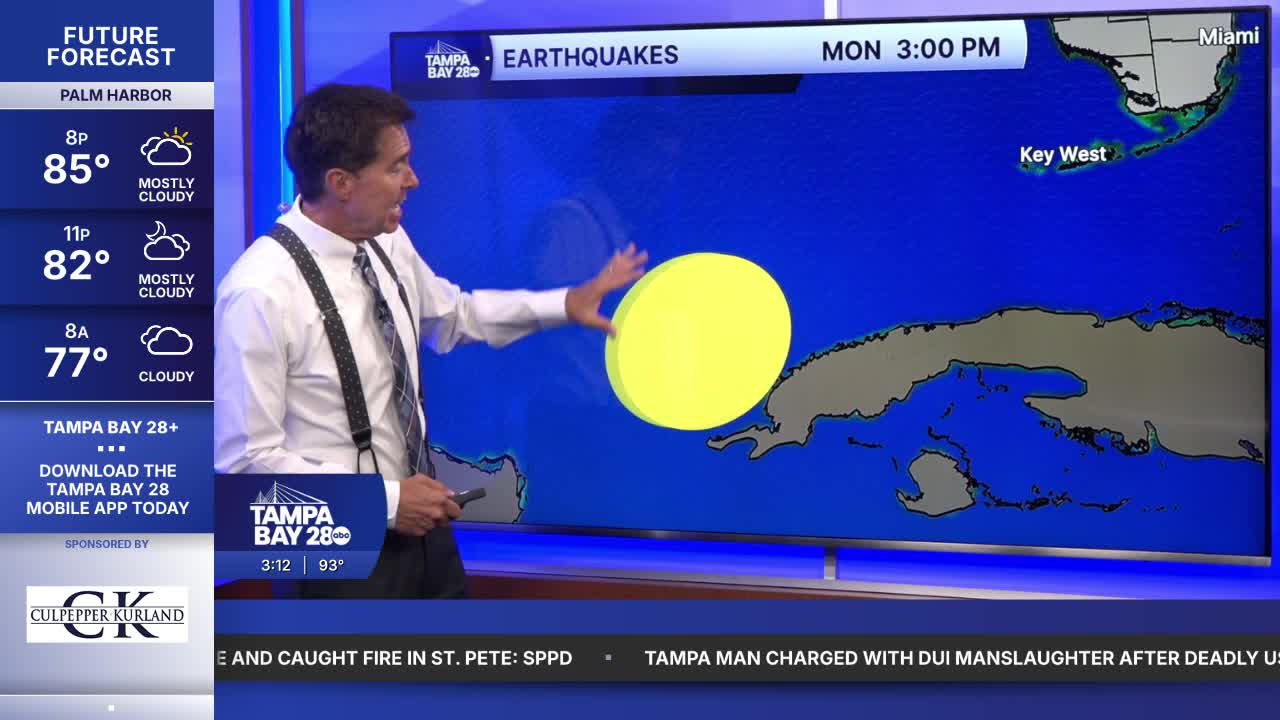 Denis Phillips talks about earthquake