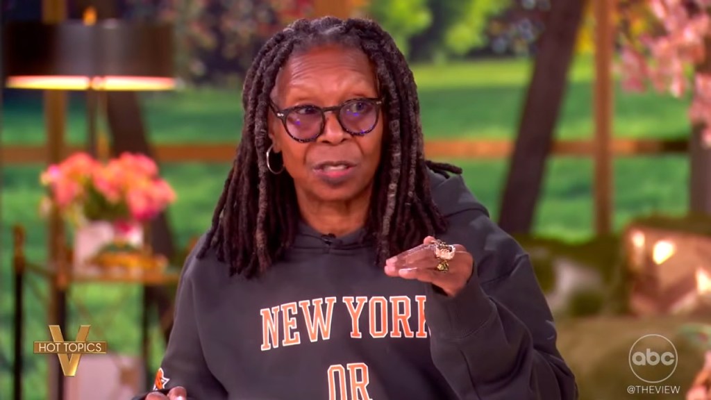 ‘The View’ host Whoopi Goldberg offers rare defense of Trump: ‘Anybody ...