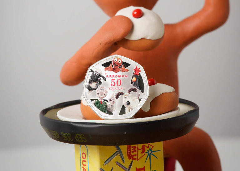 Cracking news Gromit! New Royal Mint 50p coin celebrates 50 years of ...