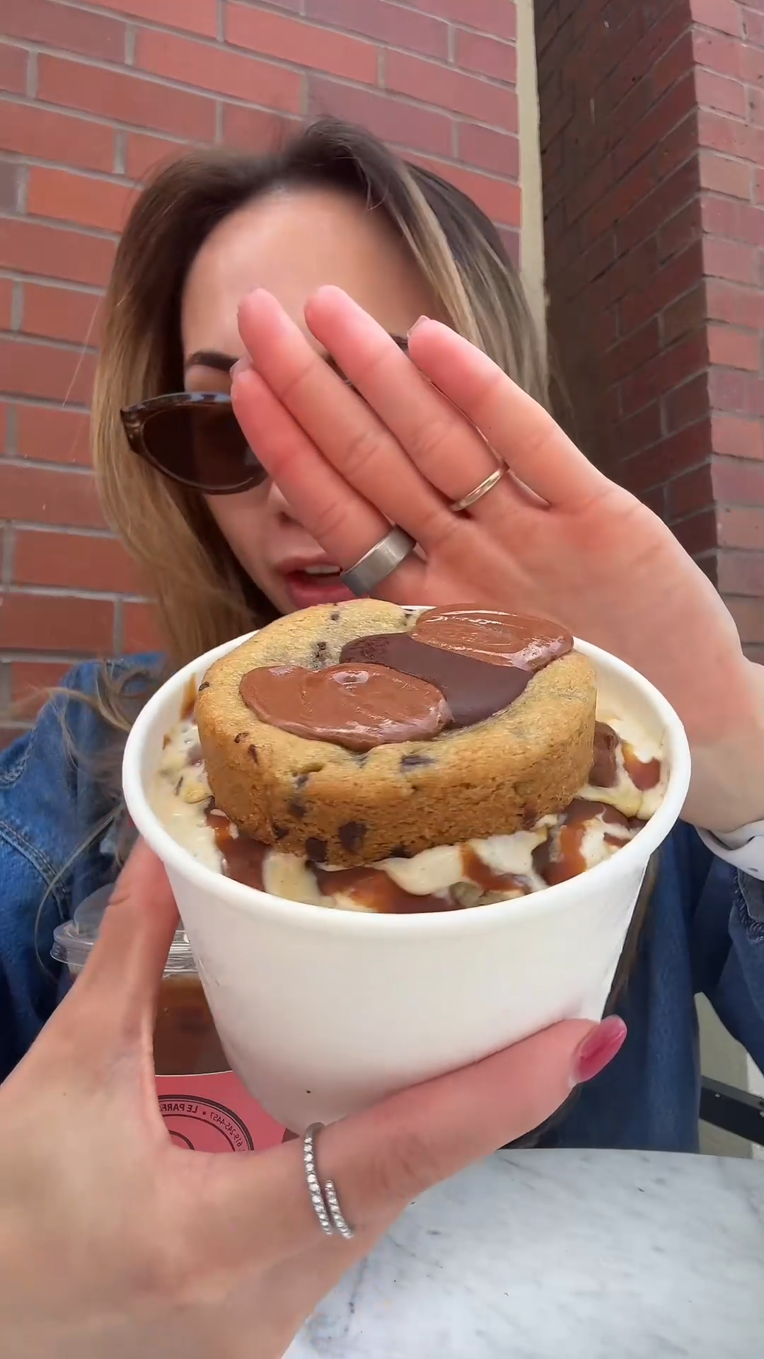Saw parfait paris had a cookies a la mode and went IMMEDIATELY