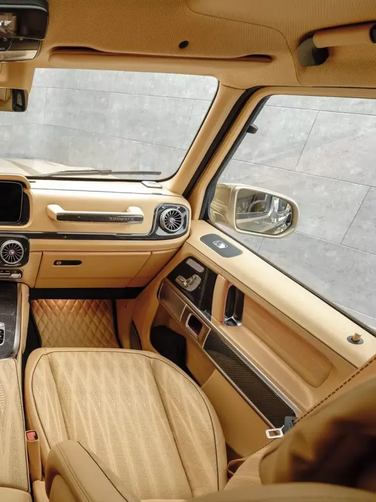 Mansory transforms the Mercedes-AMG G63 into a 720 HP gold statement