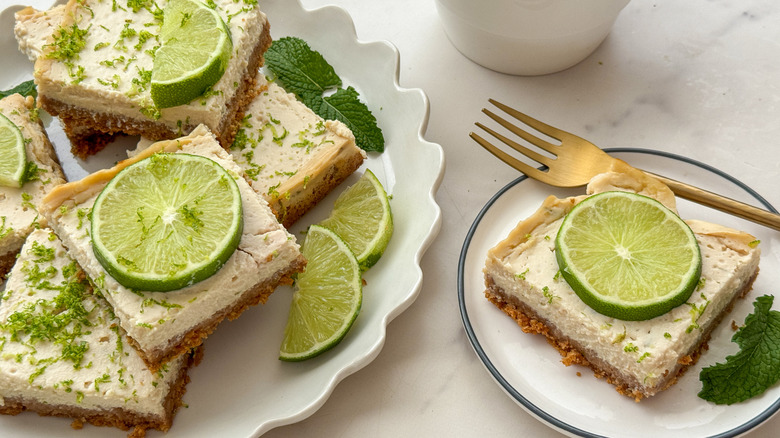 High-protein key lime pie bars recipe
