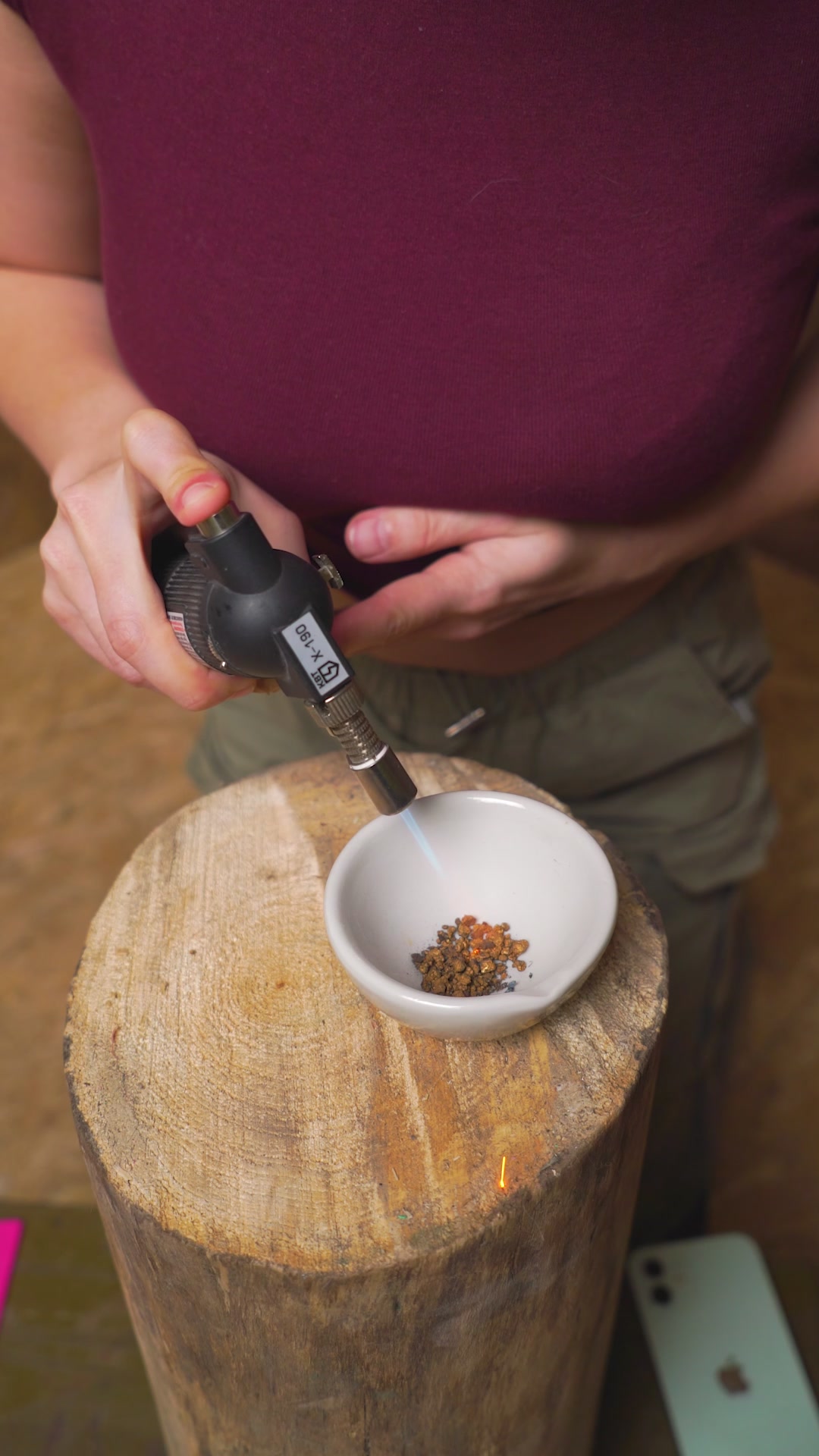 Transforming molten copper into practical creations!