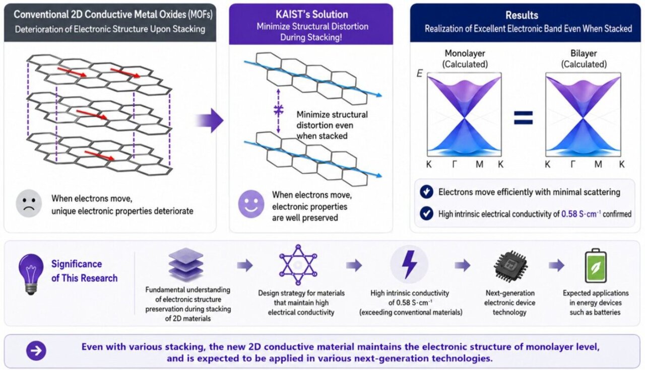Twisted stacking lets 2D conductor keep single-layer performance in ...