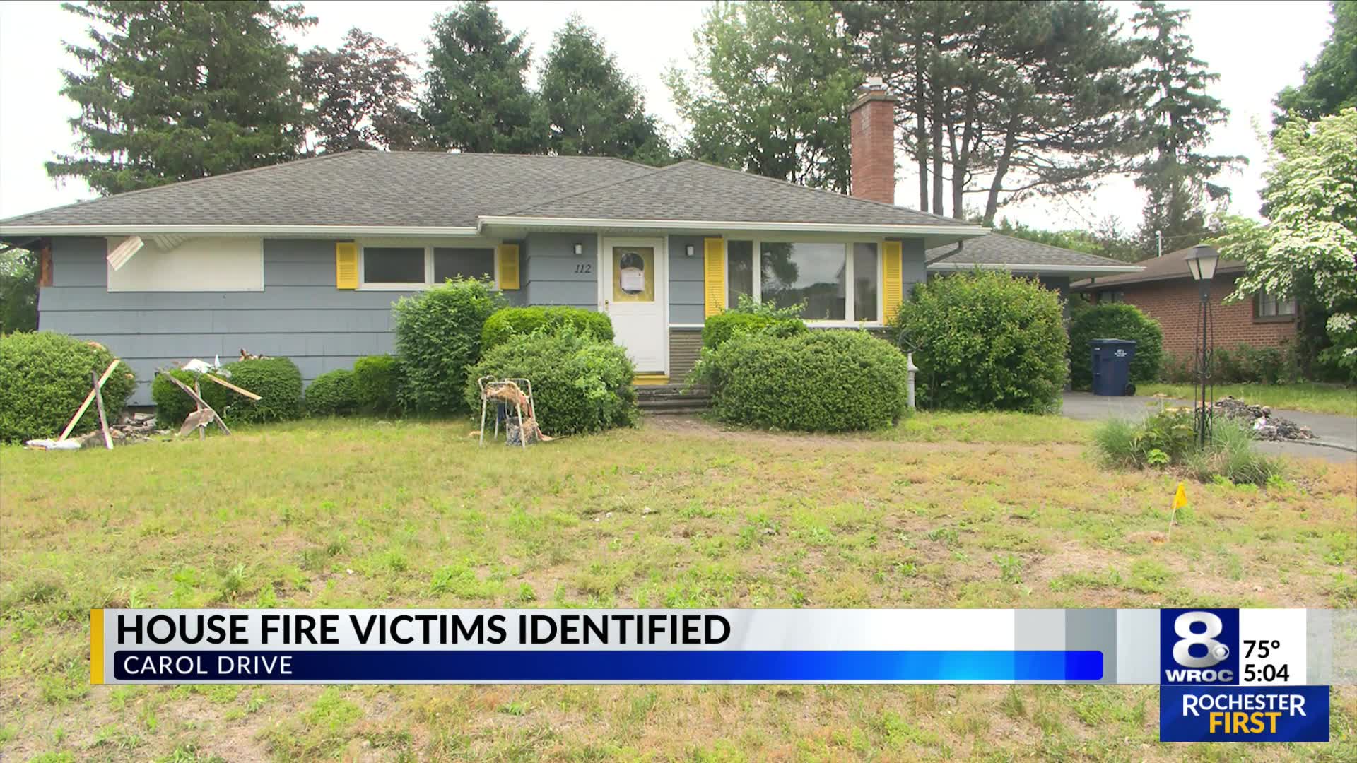 Two lives claimed in Irondequoit home fatal fire identified