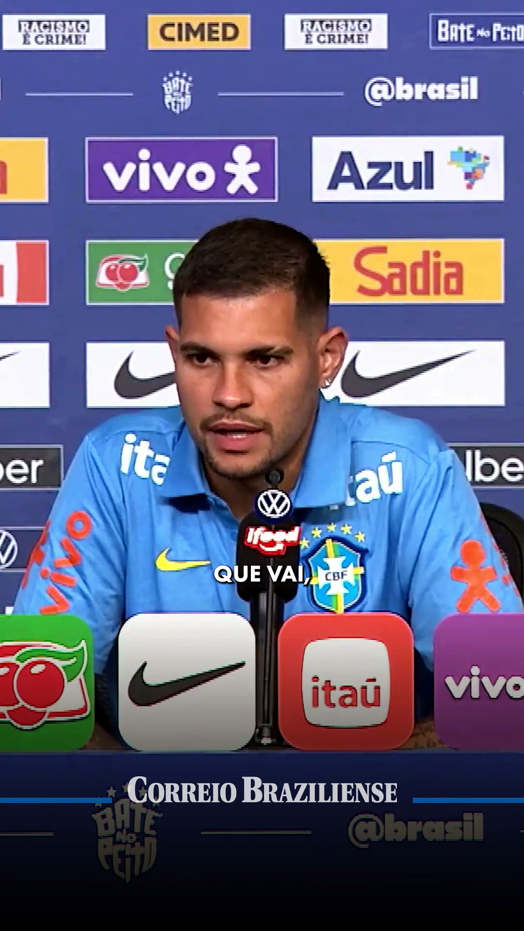 Bruno Guimarães rebate Olise e Hugo Sánchez: "Ninguém tem 5 estrelas"