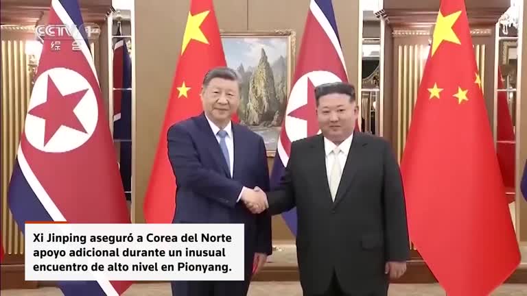 Xi Jinping promete más apoyo a Corea del Norte