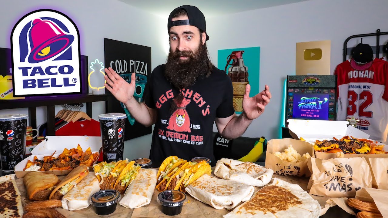 One man vs. the Taco Bell cravings party bundle | BeardMeatsFood
