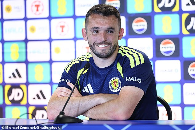 John McGinn bursting with pride over giant mural in his home town as he ...