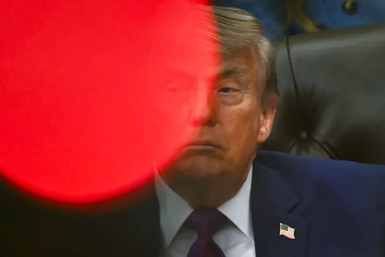 Trump’s ‘Meet the Press’ walkout shows a presidency that’s already finished