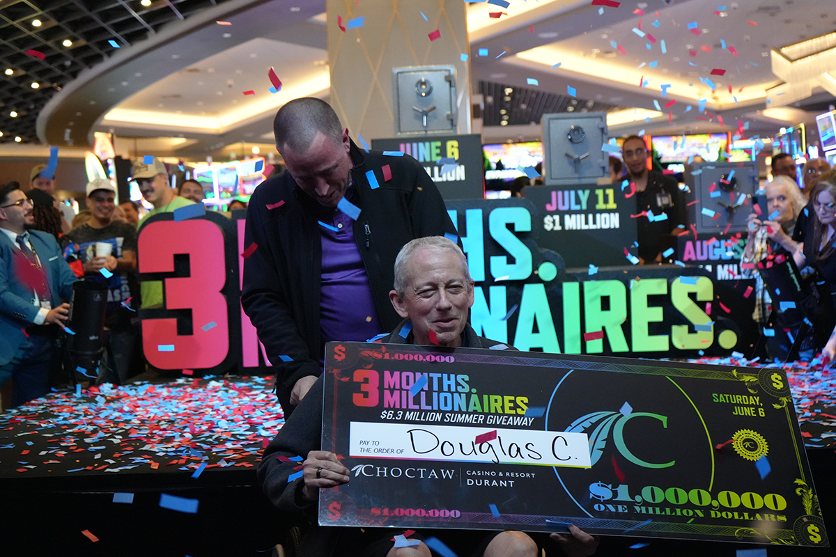 Norman man wins $1 million in Choctaw Casino & Resort drawing