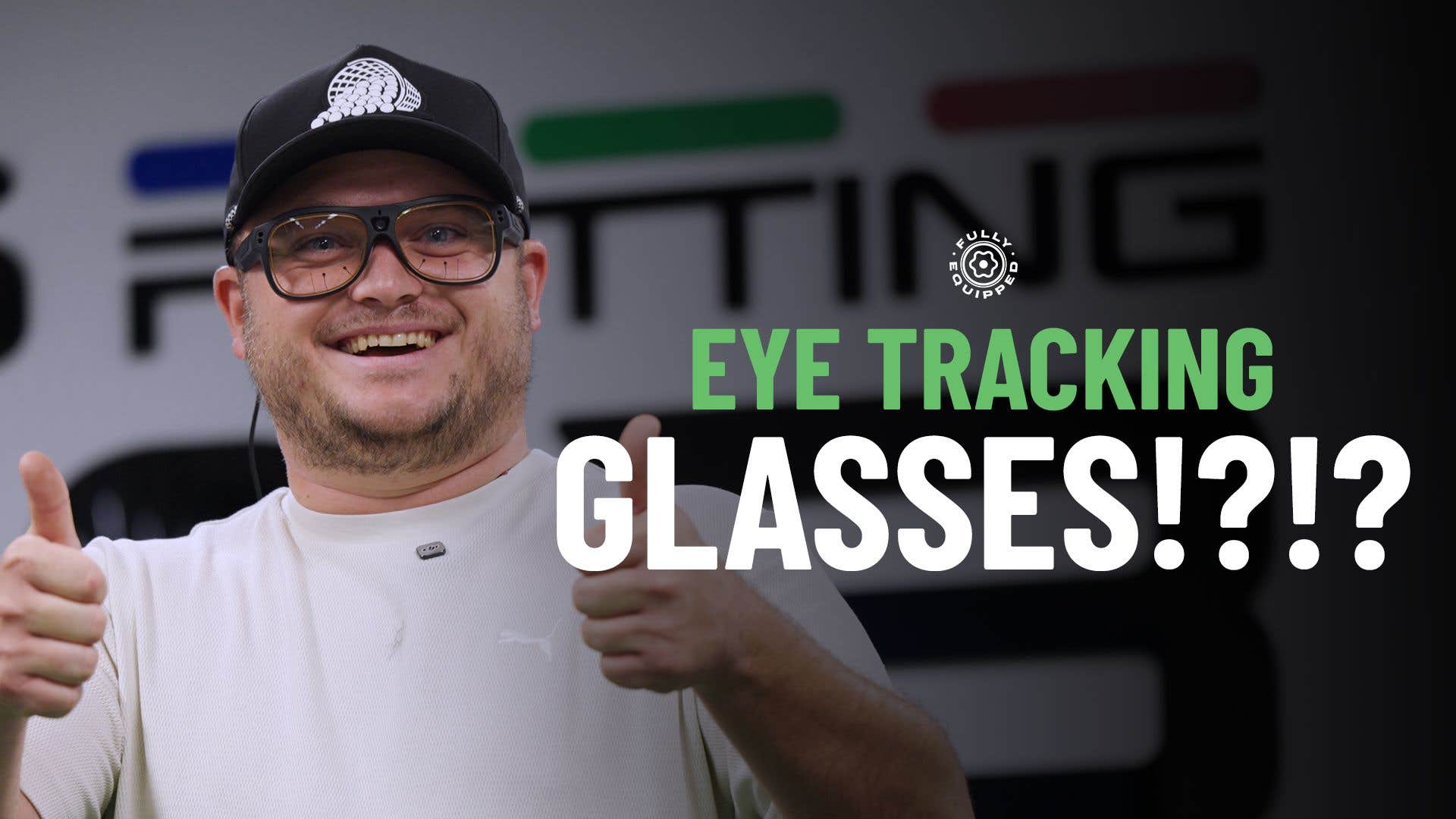 Testing PING's Eye Q alignment aid with eye tracking glasses!
