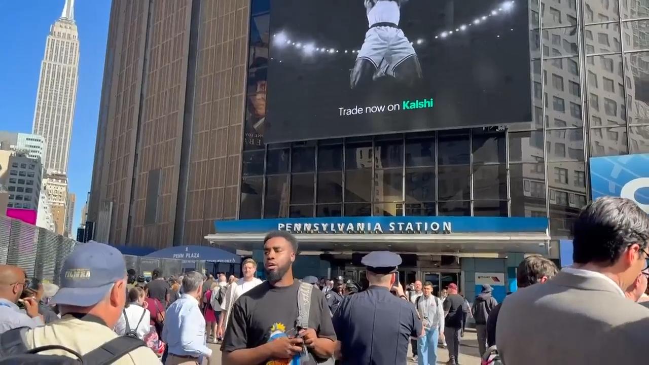 Long lines and security ring MSG ahead of Game 3 of the NBA Finals