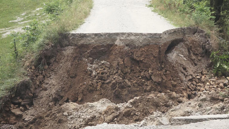 Polk County, Mo., flooding damages roads, washes out 70th Road bridge