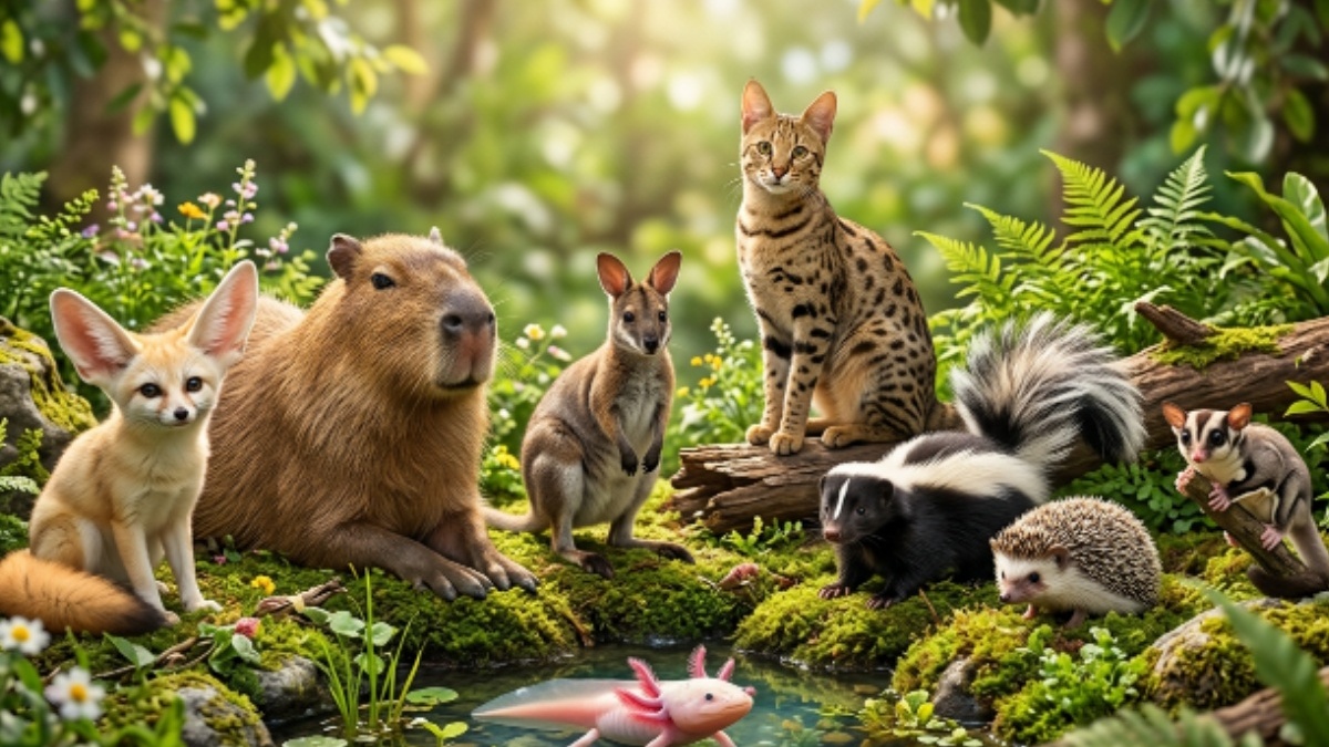 8 exotic pets that are legal in the United States