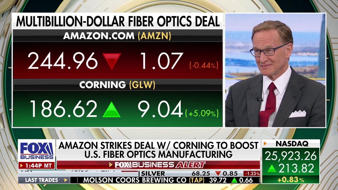 Amazon strikes deal with Corning to boost fiber-optic production for ...