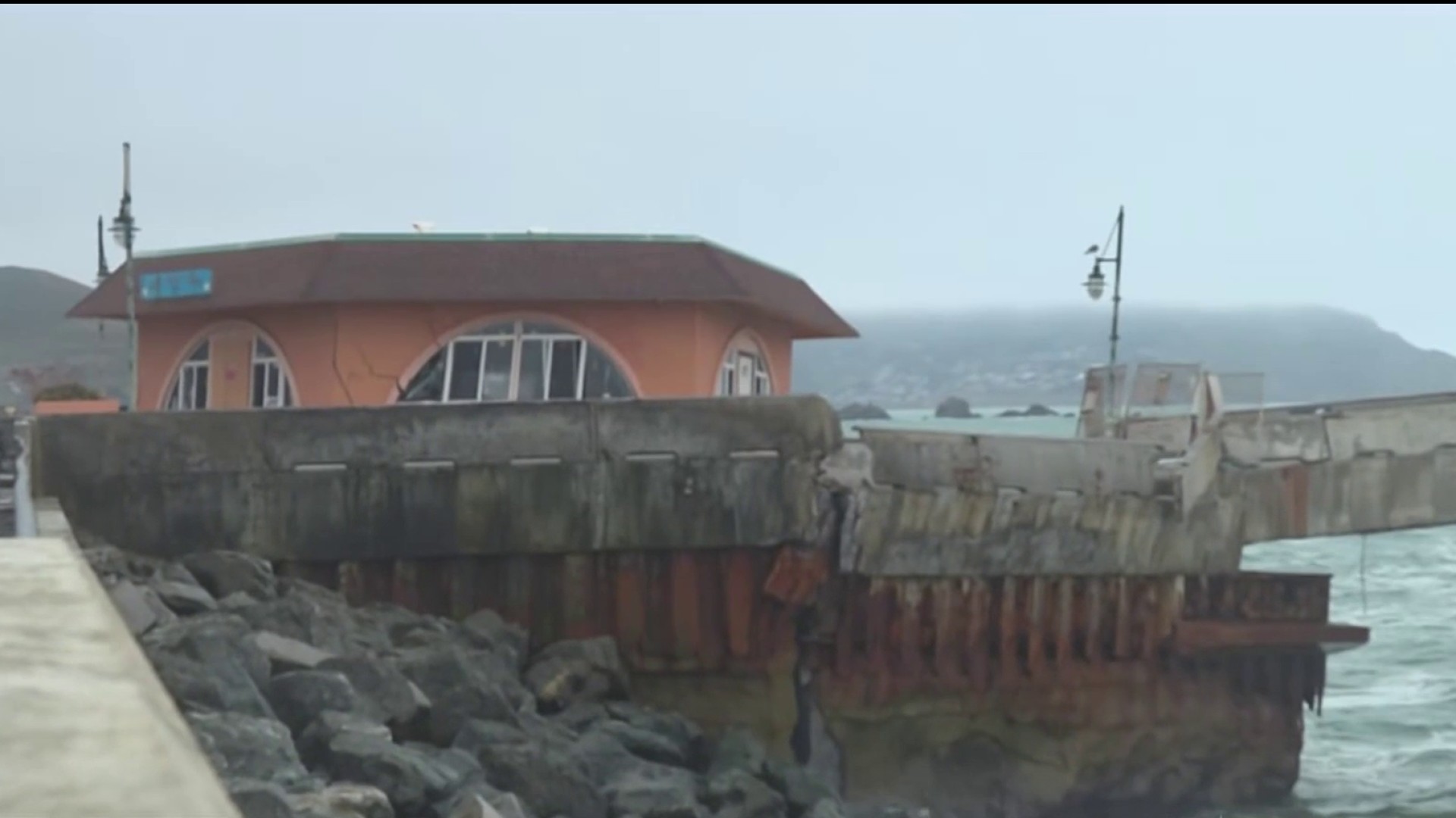Historic Pacifica Municipal Pier damage may force popular cafe to shut down