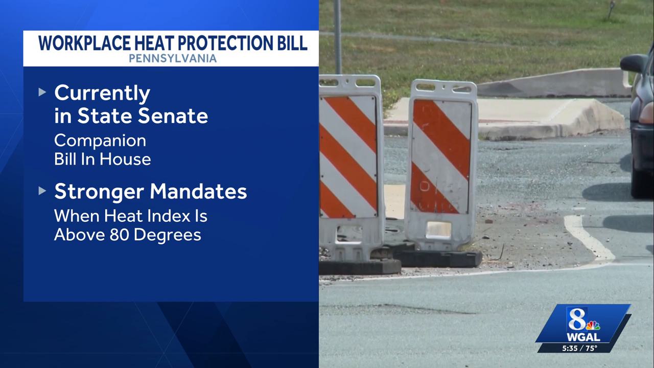 Pennsylvania lawmakers propose heat safety bill for outdoor workers