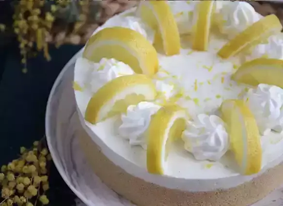 Cheesecake sans cuisson au citron