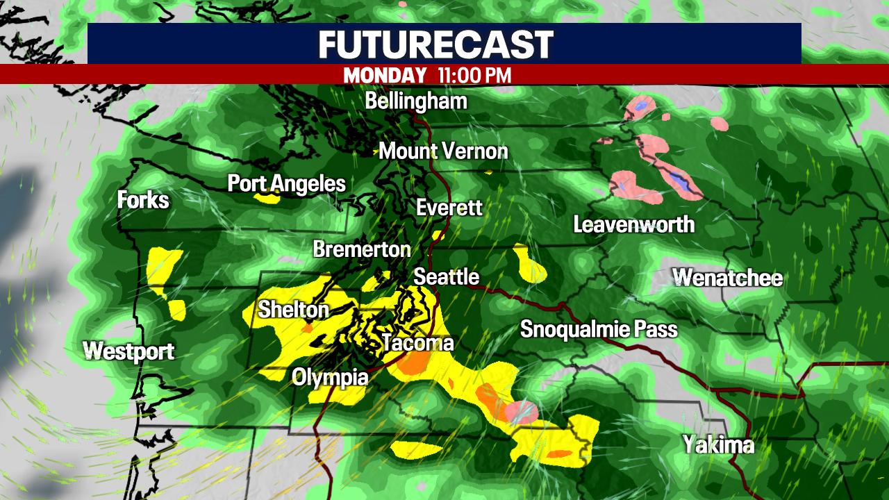 Seattle weather: Increasing showers early this week