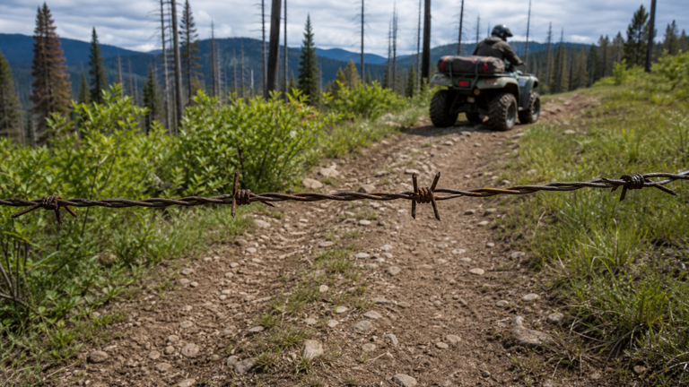 Barbed wire found across ATV trails in Montana: Jefferson County ...