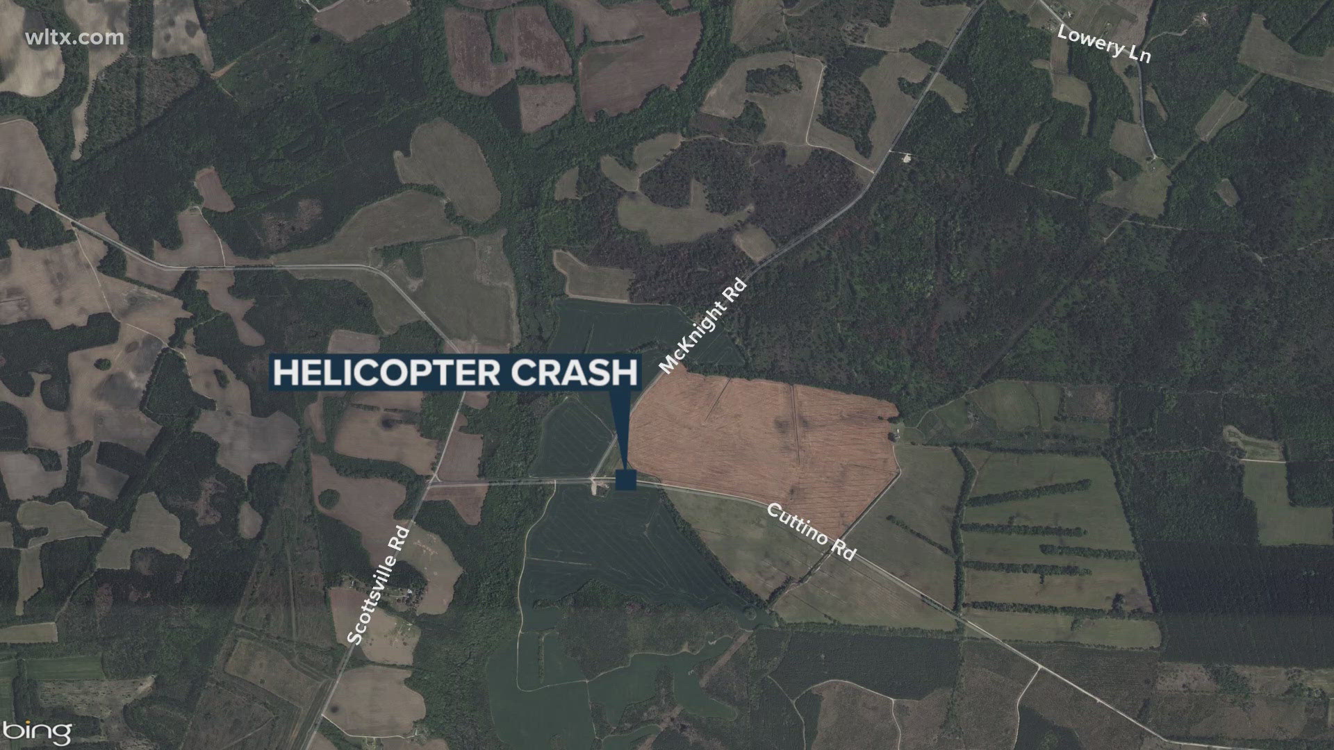 Agricultural helicopter hits power line, crashes near Lee-Sumter County ...