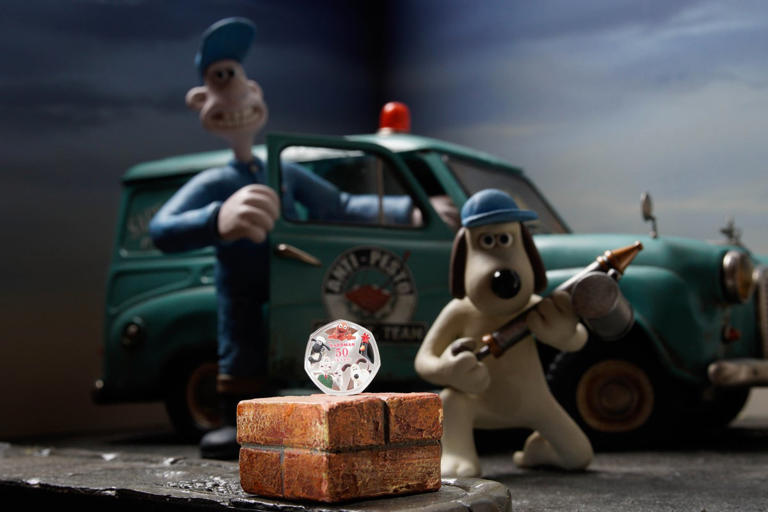 New Wallace and Gromit 50p coin released to mark 50 years of Aardman