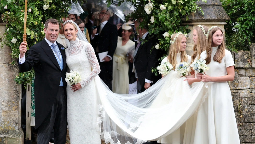 Royal family gathers for Peter Phillips’ second wedding