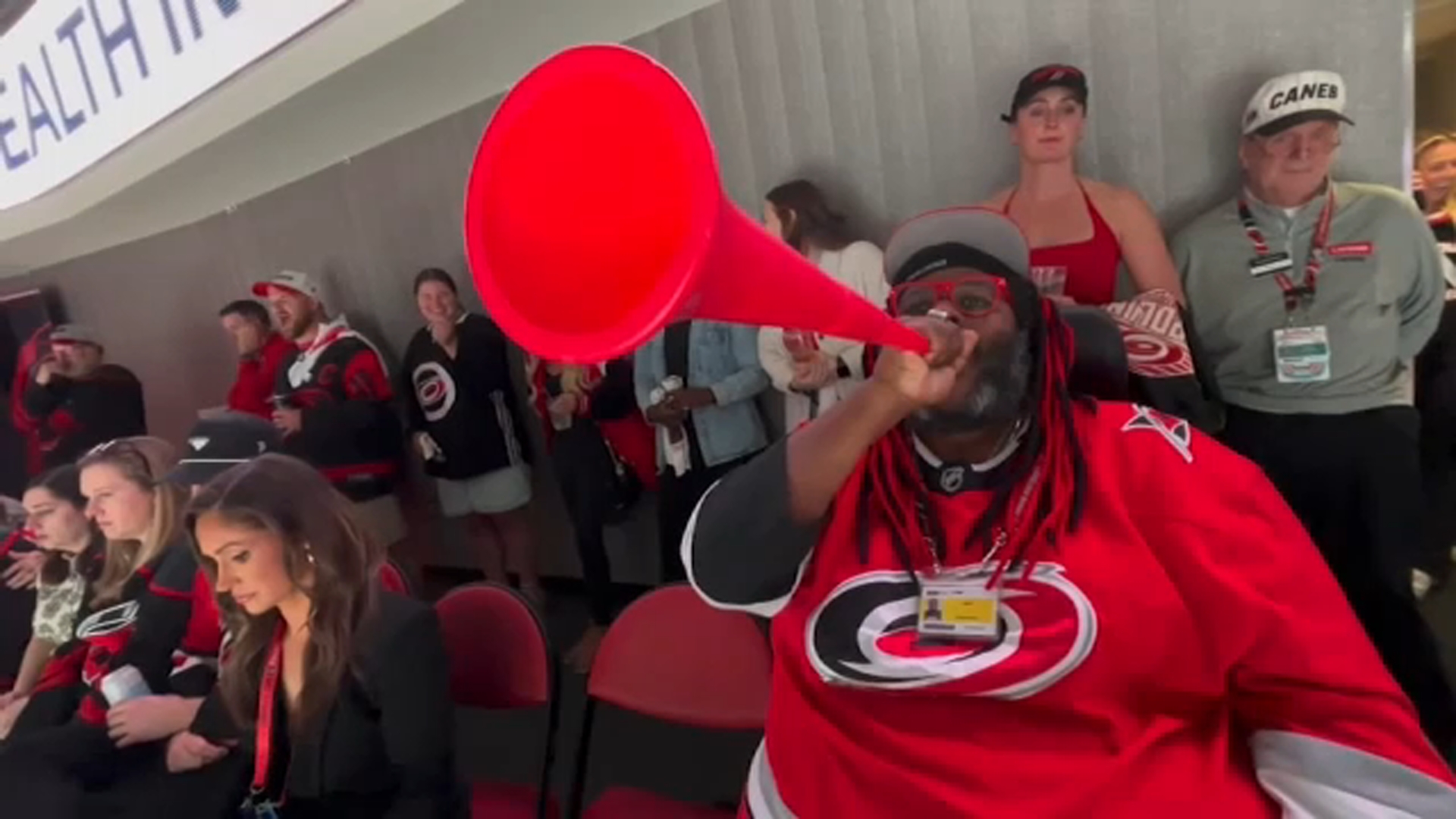 Canes superfan's horn becomes the soundtrack of the season