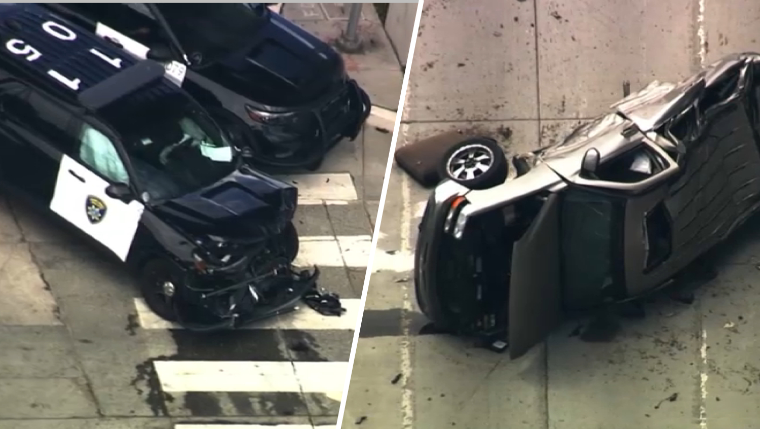 2 dead after crash involving reckless driver, Oakland police vehicle ...