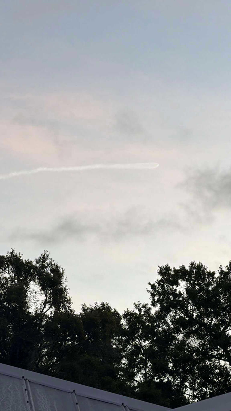 SpaceX Falcon 9 launch spotted from Treasure Coast