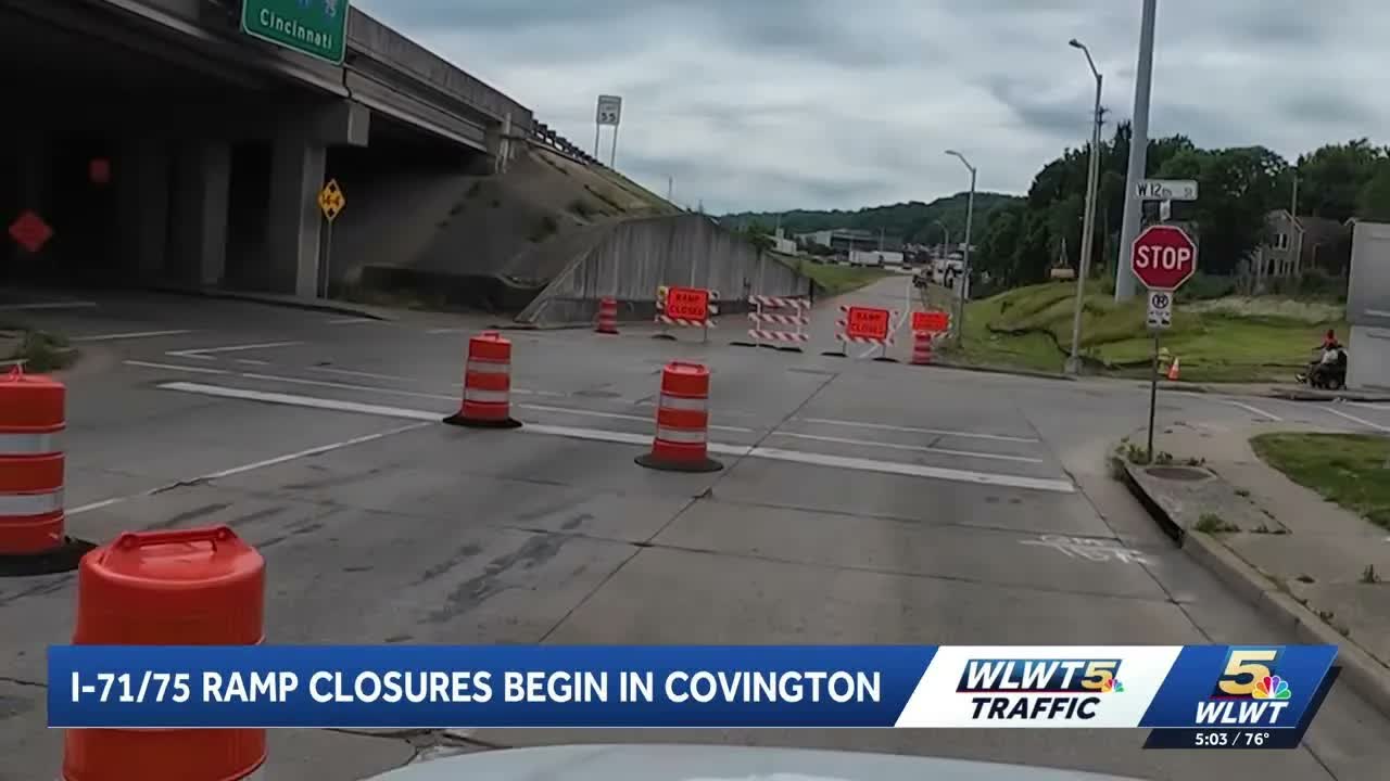 I-71/75 ramp closures begin for Brent Spence companion bridge project