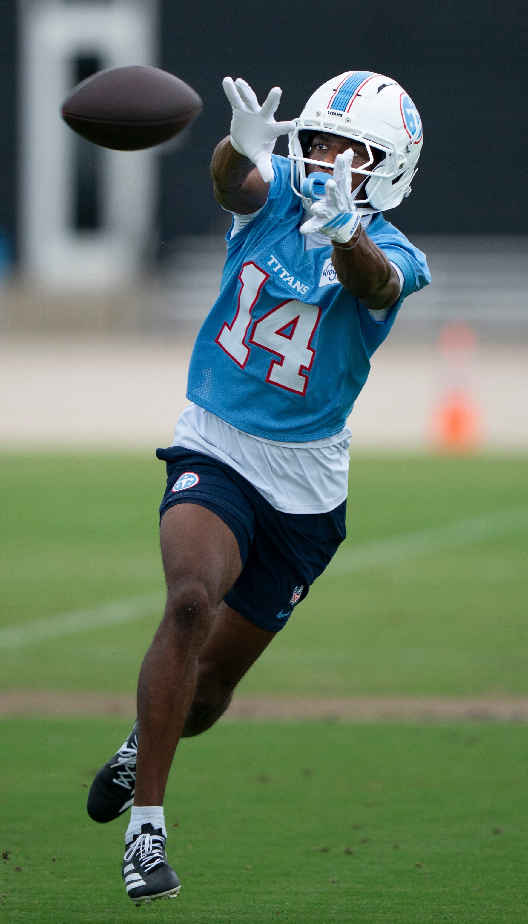 Tennessee Titans practice notes, including Carnell Tate injury update