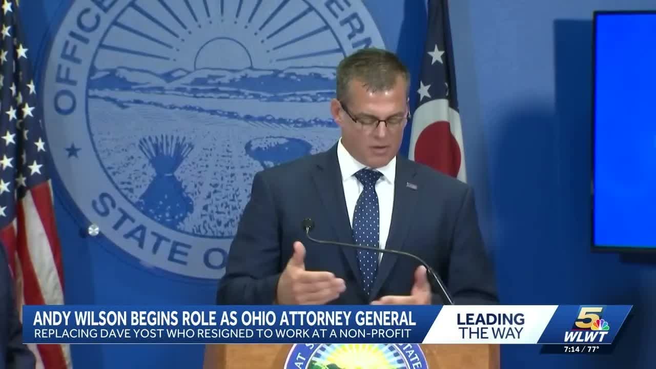 Andy Wilson takes oath as Ohio attorney general
