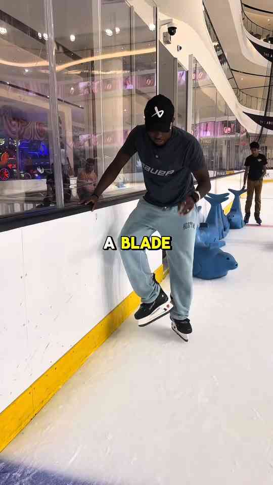 Learn to skate forward easily on ice