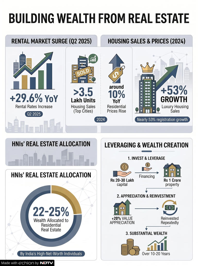 Why the rich keep betting on real estate to build long-term wealth