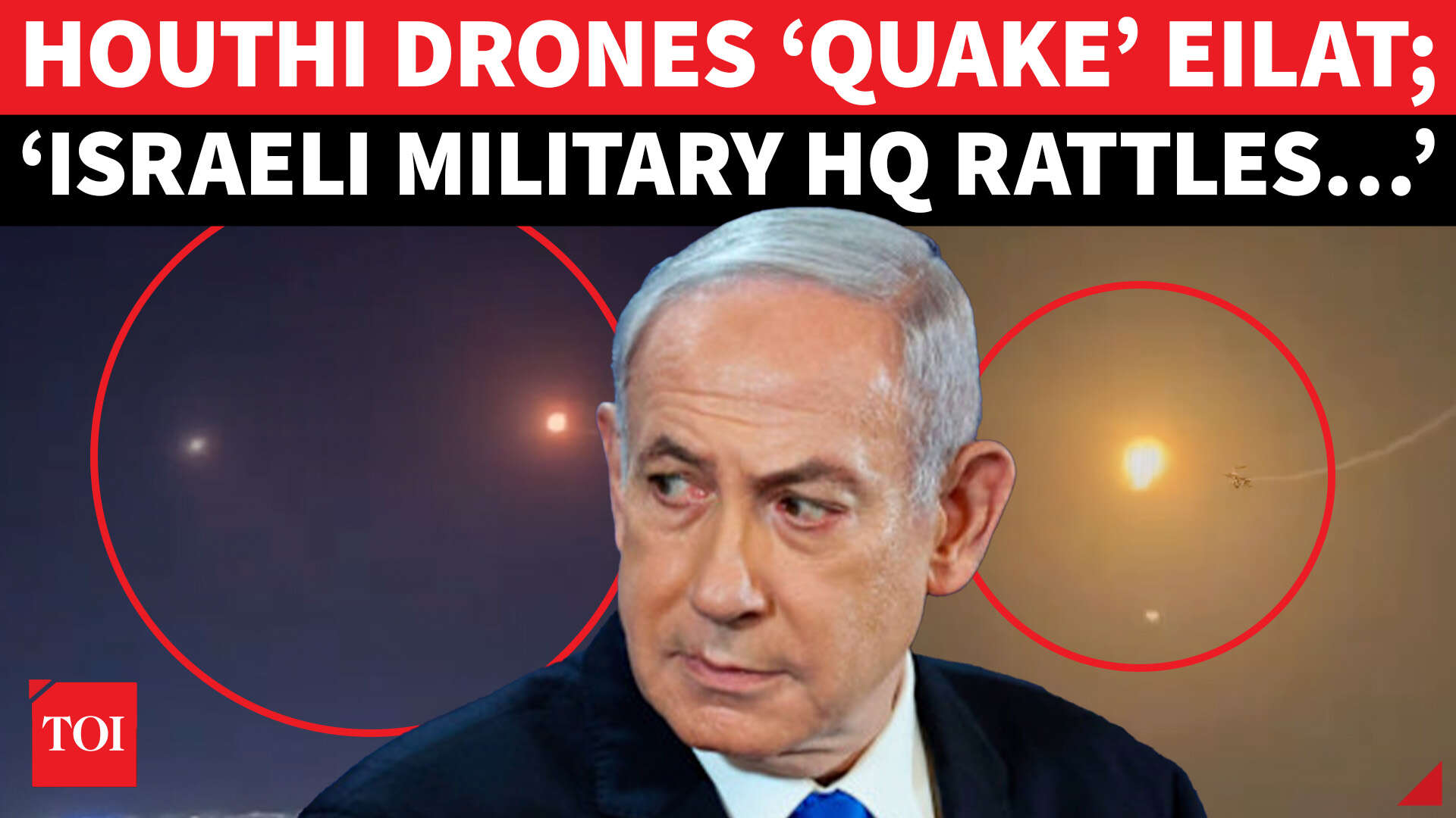 Israeli interceptors light up Eilat skies after fresh Houthi drone ...