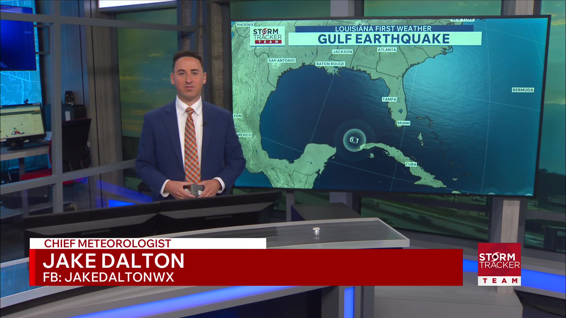 Nightly update: This week's forecast, Gulf earthquake