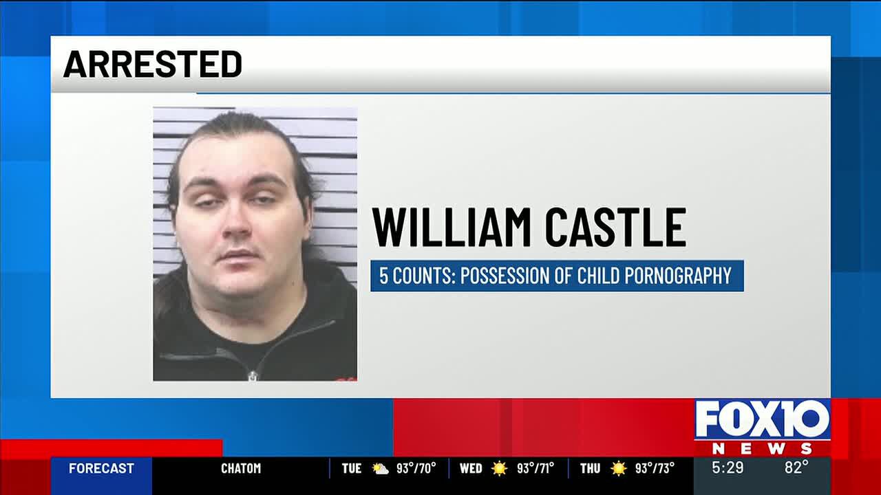 Theodore man arrested on 5 counts of child pornography