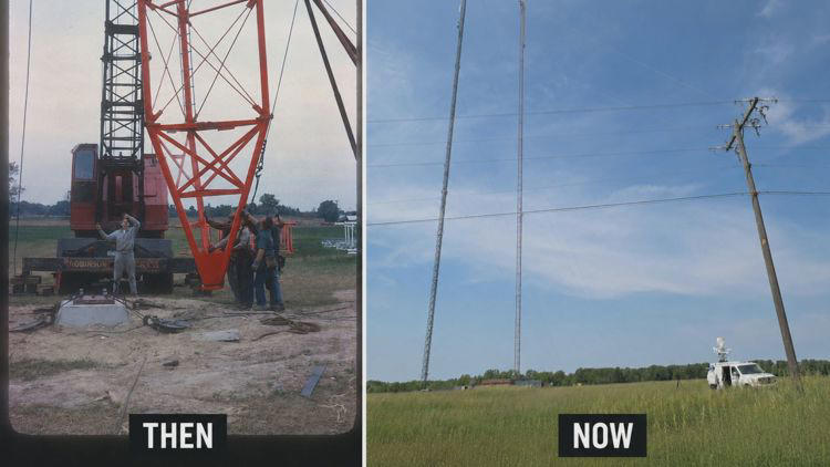 After 63 years, historic WZZM broadcast tower comes down